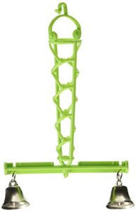 penn-plax spray millet holder with bells | easily hold your millet for your birds | sturdy attachment to your cage | bells for added interest