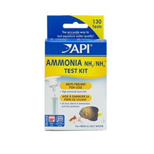 api ammonia 130-test freshwater and saltwater aquarium water test kit