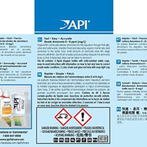 API AMMONIA 130-Test Freshwater and Saltwater Aquarium Water Test Kit