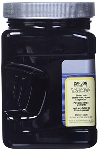 Marineland Black Diamond Premium Activated Carbon 10 Ounces, Filter Media For aquariums, Blacks & Grays