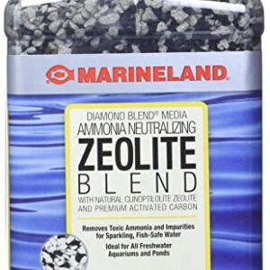 Marineland Diamond Blend 50 Ounces, Ammonia-Neutralizing Zeolite And Carbon, aquarium Filter Media