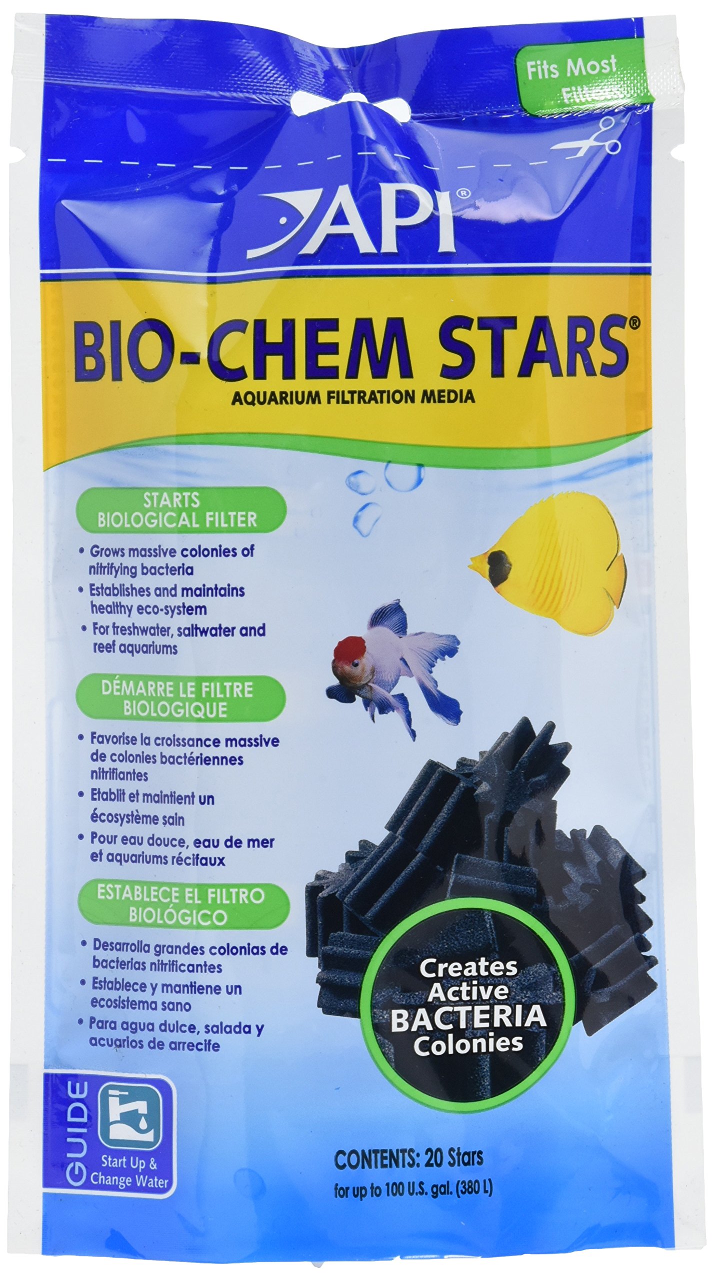 API BIO-CHEM STARS Filtration Media 20-Count