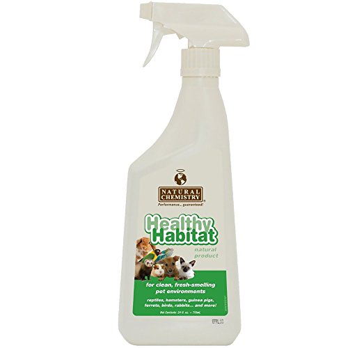 Healthy Habitat Natural Enzyme Bird Cage Cleaner for Glass, Metal and Plastic Cages, 24-Ounce