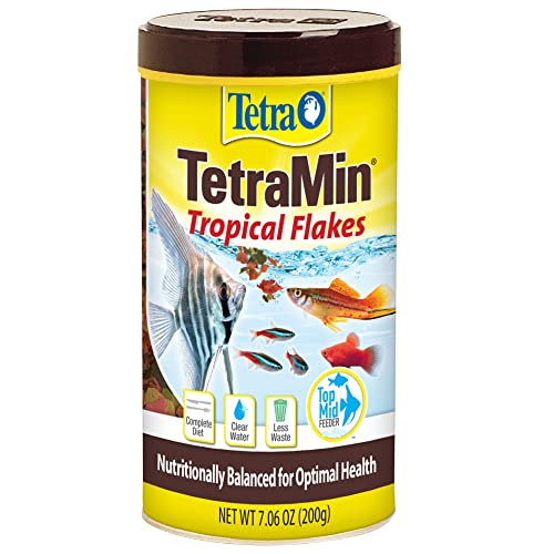 Tetra 16106 Min Tropical Flakes, Nutritionally Balanced Fish Food, 7.06-Ounce