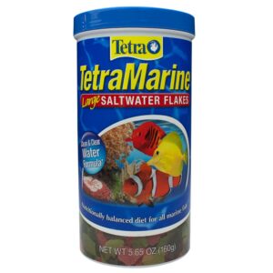 tetramarine saltwater flakes 5.65 ounces, balanced diet for all marine fish