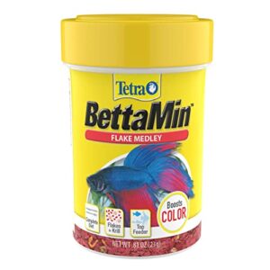 tetra 16838 bettamin flakes, 0.81-ounce,blacks & grays