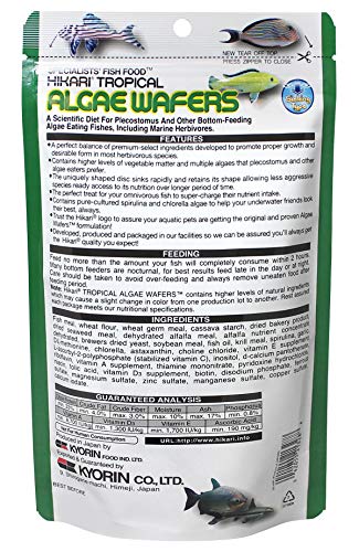 Hikari Usa Inc AHK21328 tropical Algae Wafer 8.8-Ounce