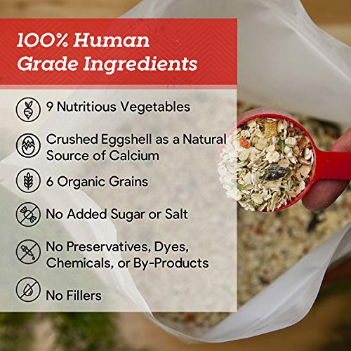 Dr. Harvey's Canine Health Miracle Dog Food, Human Grade Dehydrated Base Mix for Dogs with Organic Whole Grains and Vegetables (10 Pounds)