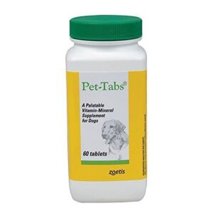 pet tabs original formula vitamin supplement, 60 count