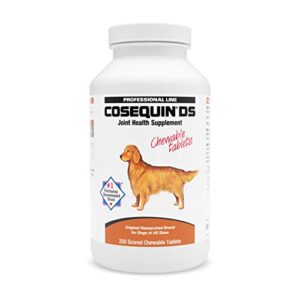 nutramax cosequin ds joint health supplement for dogs - with glucosamine and chondroitin, 250 chewable tablets