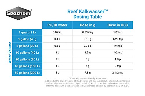 Seachem Reef Kalkwasser 1 Kilo