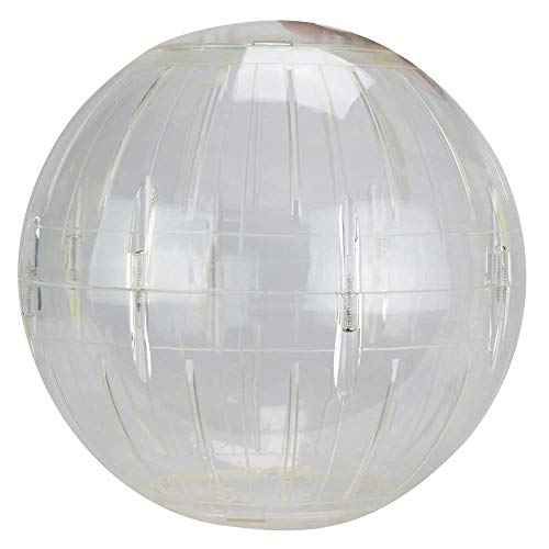 Lee's Kritter Krawler Jumbo Exercise Ball, 10-Inch, Clear, All Breed Sizes