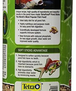 TetraPond Pond Sticks 3.53 Ounces, Pond Fish Food, For Goldfish And Koi, Tetra Pond Pond Sticks, Healthy Nutrition for Goldfish and Koi