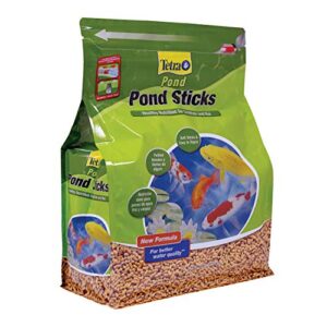 tetrapond pond sticks, pond fish food, for goldfish and koi, 1.72 pounds