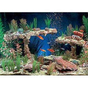 penn-plax tt2 tank terrace aquarium shelf system | add visual interest to your tank with this durable shelf