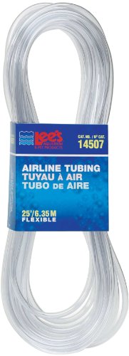 Lee's Airline Tubing, 25-Foot, Standard,White