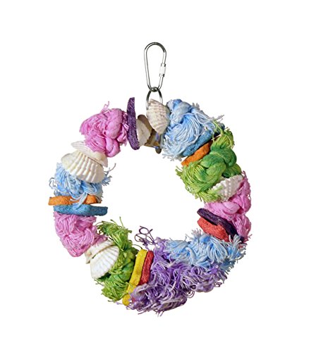 Prevue Hendryx Cal Sea Yums Dollar Bird Toy, 6 X 6.5 Inch