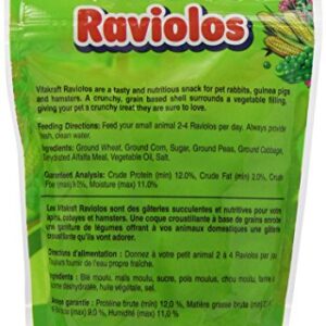 Vitakraft Raviolos Small Animal Treat - Made with Real Vegetables - For Rabbits, Guinea Pigs, and Hamsters Brown 5 Ounce (Pack of 1)