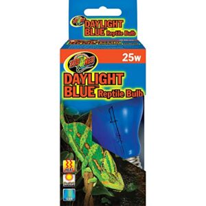 zoo med daylight blue incandescent reptile bulb 25 watts