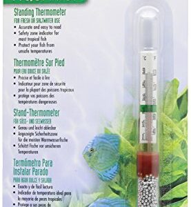 Marina Large Standing Thermometer - Provides Temperature in Fahrenheit and Celsius