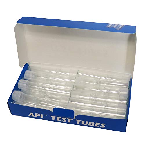 API REPLACEMENT TEST TUBES WITH CAPS For Any Aquarium Test Kit Including API Freshwater Master Test Kit 24-Count Box