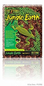 exo terra jungle earth, tropical terrarium substrate, 4 quarts, pt2760