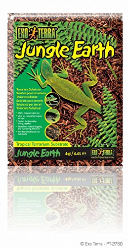 Exo Terra Jungle Earth, Tropical Terrarium Substrate, 4 Quarts, PT2760