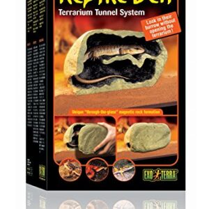 Exo Terra Reptile Den, Hideout Tunnel System for Terrariums, Large, PT2863