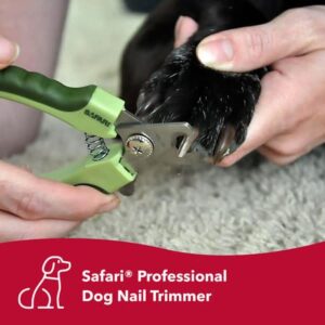 Coastal Pet Safari Professional Dog Nail Trimmer - Pet Nail Clippers for Large Dogs - Safety Stop & Non-Slip Grip - Large - 6.6" x 2"