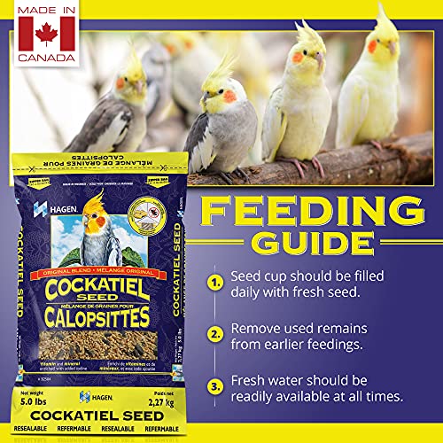 Hagen Cockatiel Staple Vme Seed, 5-Pound