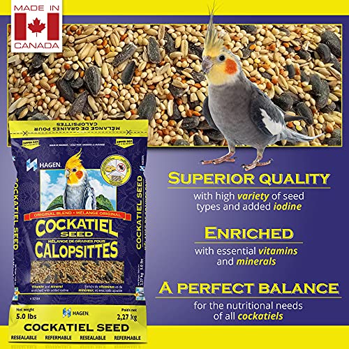 Hagen Cockatiel Staple Vme Seed, 5-Pound