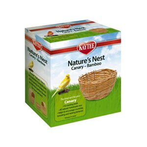 kaytee nature's nest natural bamboo, canary