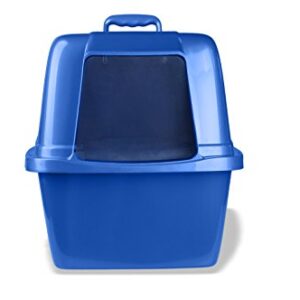 Van Ness Pets Odor Control Extra Large, Giant Enclosed Cat Pan with Odor Door, Hooded, Blue, CP7