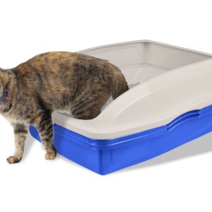 Van Ness Pets Large Sifting Cat Litter Box with Frame, High Sided, CP5