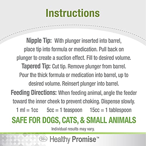 Four Paws Healthy Promise Easy Feeder Pet Feeding Syringe