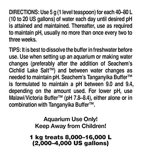 Seachem Tanganyika Buffer 1 Kilo