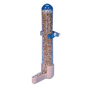 penn-plax (ba335) penn-plax, medium, seed or water bird fountain with tube and cage clip