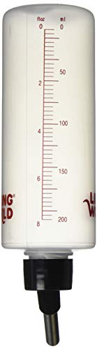 Living World Hamster Bottle, 8-Ounce, with hanger