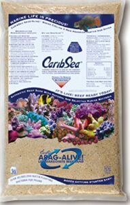 caribsea arag-alive special grade reef sand, 20-pound