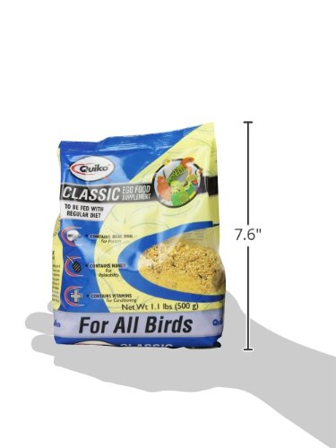 Quiko Classic Egg Food Supplement For All Birds, 1.1 Lb. Pouch