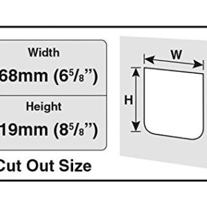 Cat Mate Electromagnetic Cat Flap, White