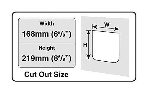 Cat Mate Electromagnetic Cat Flap, White