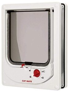 cat mate electromagnetic cat flap, white