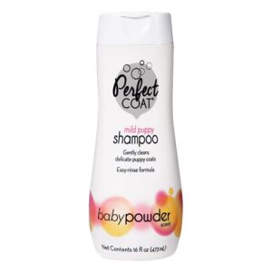 perfect coat puppy shampoo, baby powder scent, 16-ounce