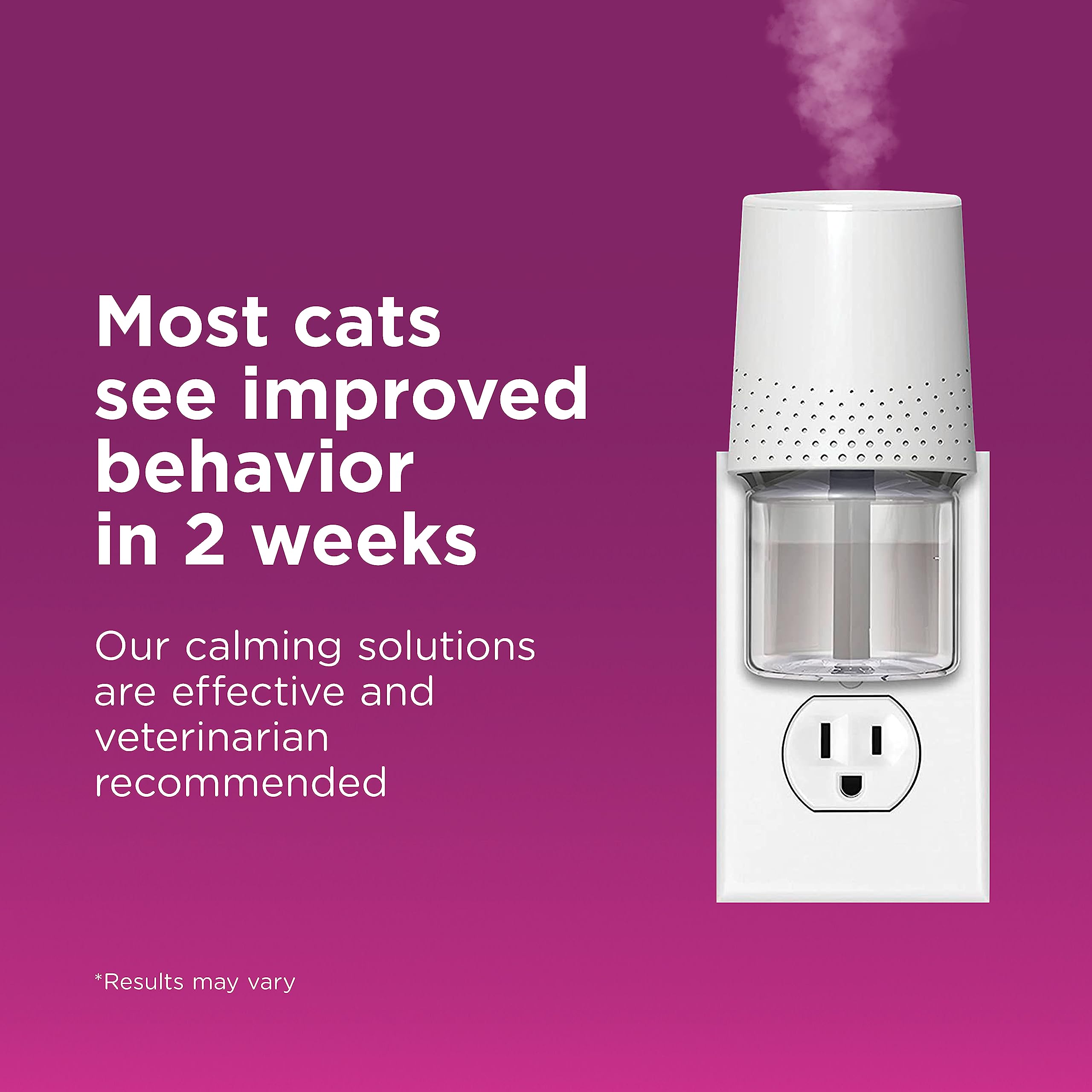 Comfort Zone Cat Calming Diffuser Refills Value Kit: 6 pack; Pheromones to Reduce Stress, Spraying & Scratching