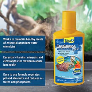 Tetra EasyBalance Plus 8.45 Ounces, Weekly Freshwater Aquarium Water Conditioner,Golds & Yellows