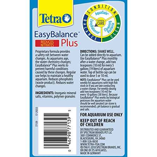 Tetra EasyBalance Plus 8.45 Ounces, Weekly Freshwater Aquarium Water Conditioner,Golds & Yellows