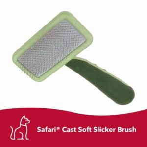 Coastal Pet Safari - Cat Soft Slicker Brush (6.5 x 3.5 Inches)