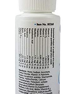 Oasis Hamster Vita-Drops All-in-1 Multivitamins - Daily Vitamin Supplement Supports Healthy Bones & Teeth, Joints & Digestion, Promotes Healthy Skin Coat, Orange Flavor, 2-Ounces