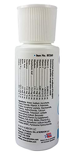 Oasis Hamster Vita-Drops All-in-1 Multivitamins - Daily Vitamin Supplement Supports Healthy Bones & Teeth, Joints & Digestion, Promotes Healthy Skin Coat, Orange Flavor, 2-Ounces